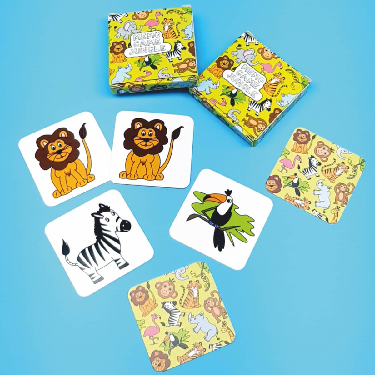 Memo-Spiel Wilde Tiere | online bei golf toys bestellen