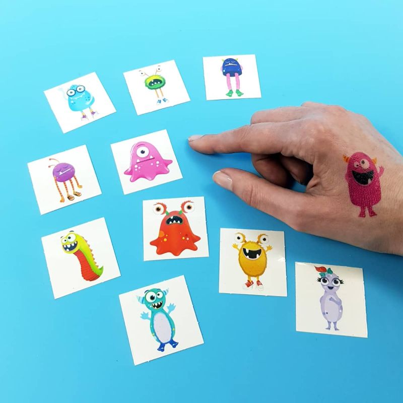 Tattoos Monsterparty, 12er Set | online bei golf toys bestellen